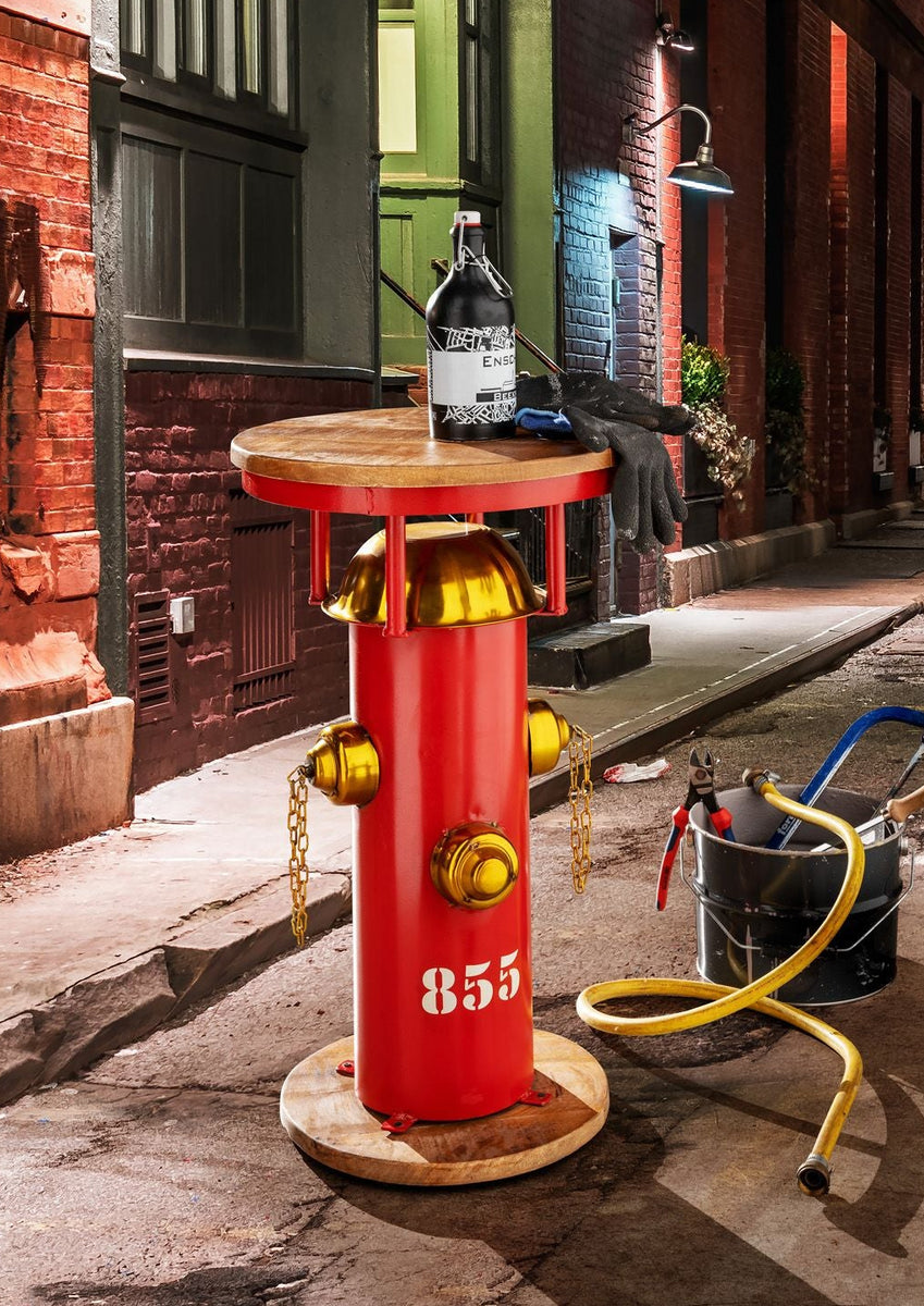 Fire Pump LTT‑19 | Vintage Handcrafted Home Decor Table – Foxfurn